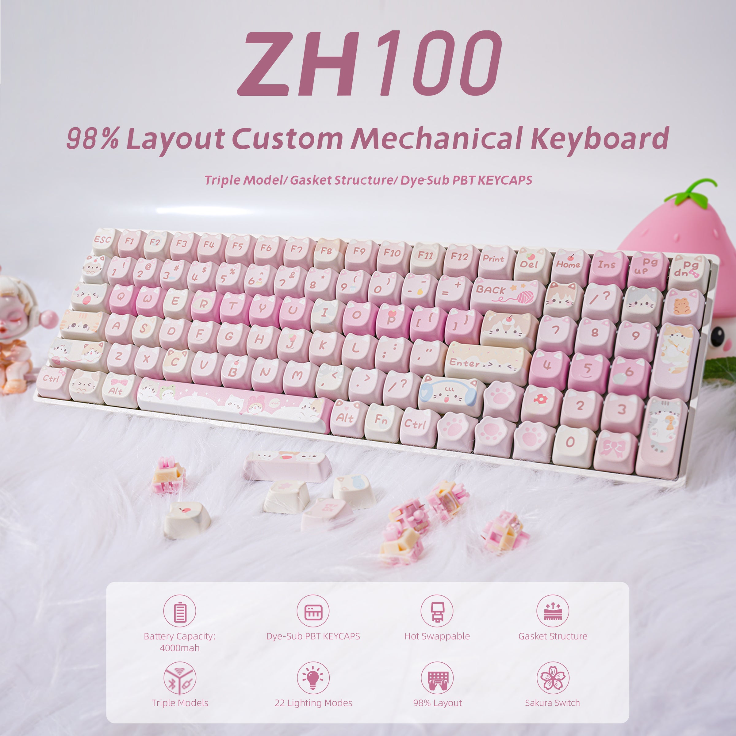 ZH100 98% Zornher Mechanical Keyboard