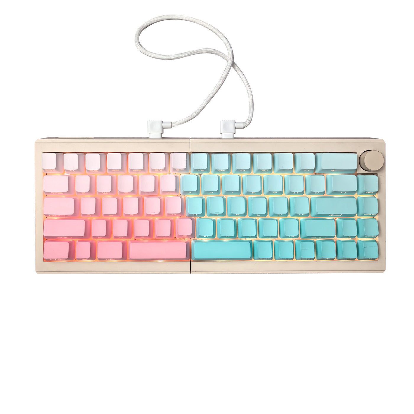 ST68 Split Keyboard Compact 60% Ergonomic Design with CNC Craftsmanshi